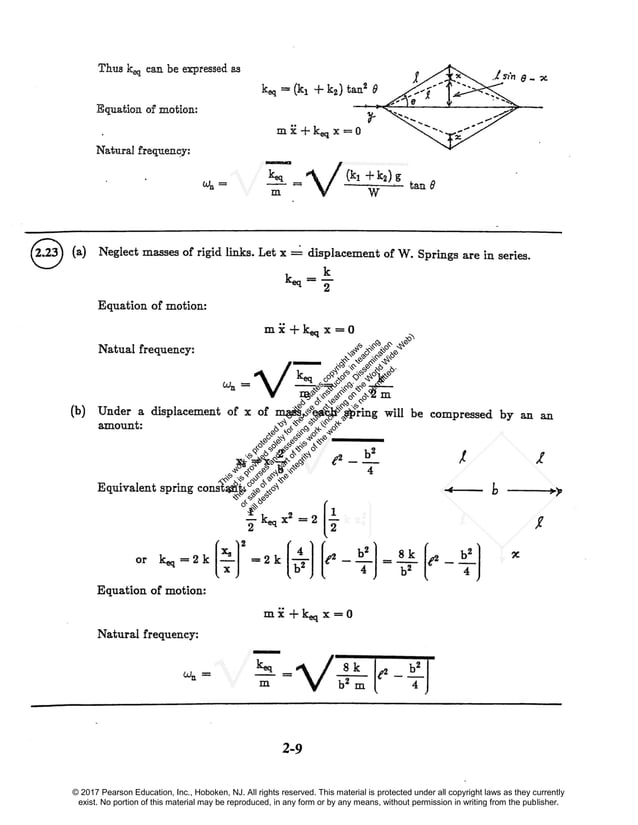 Mechanical Vibrations 6th Edition Rao Solutions Manual | PDF | Law