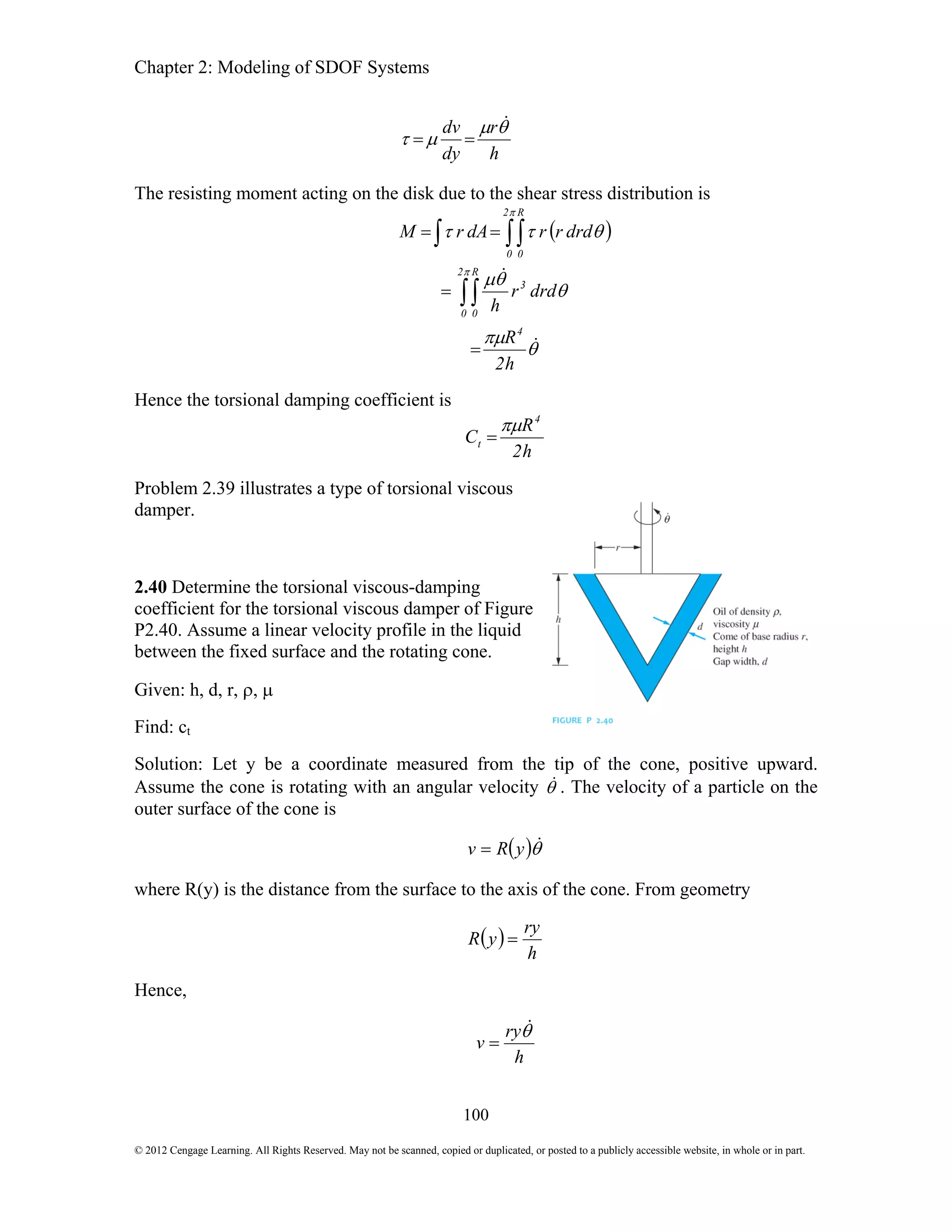 Mechanical Vibrations Theory and Applications 1st Edition Kelly ...