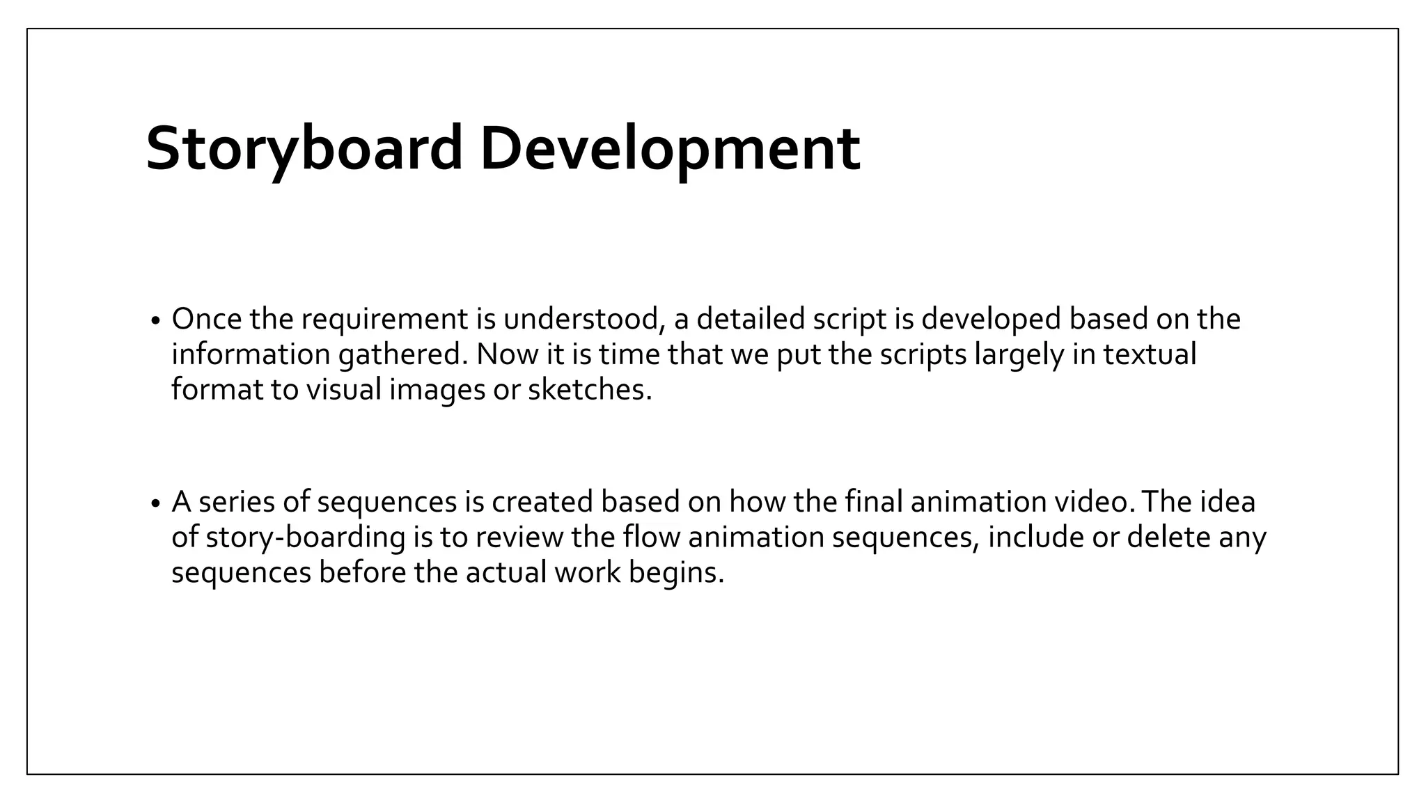 Mechanical 3D product animation – Development Process | PPTX