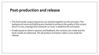 Mechanical 3D product animation – Development Process | PPTX