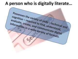 Digital Literacy and its importance in our future and present life | PPTX