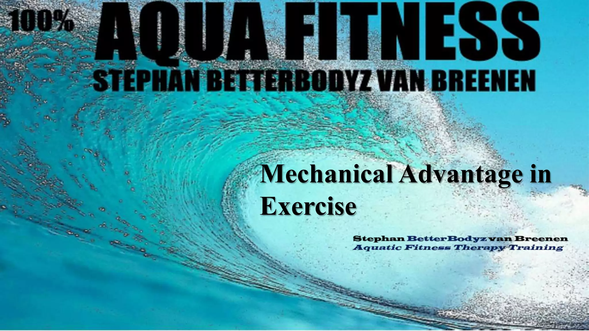 Mechanical advantage in exercise | PPTX