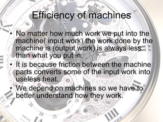 Mechanical Advantage Of Machines | PPT