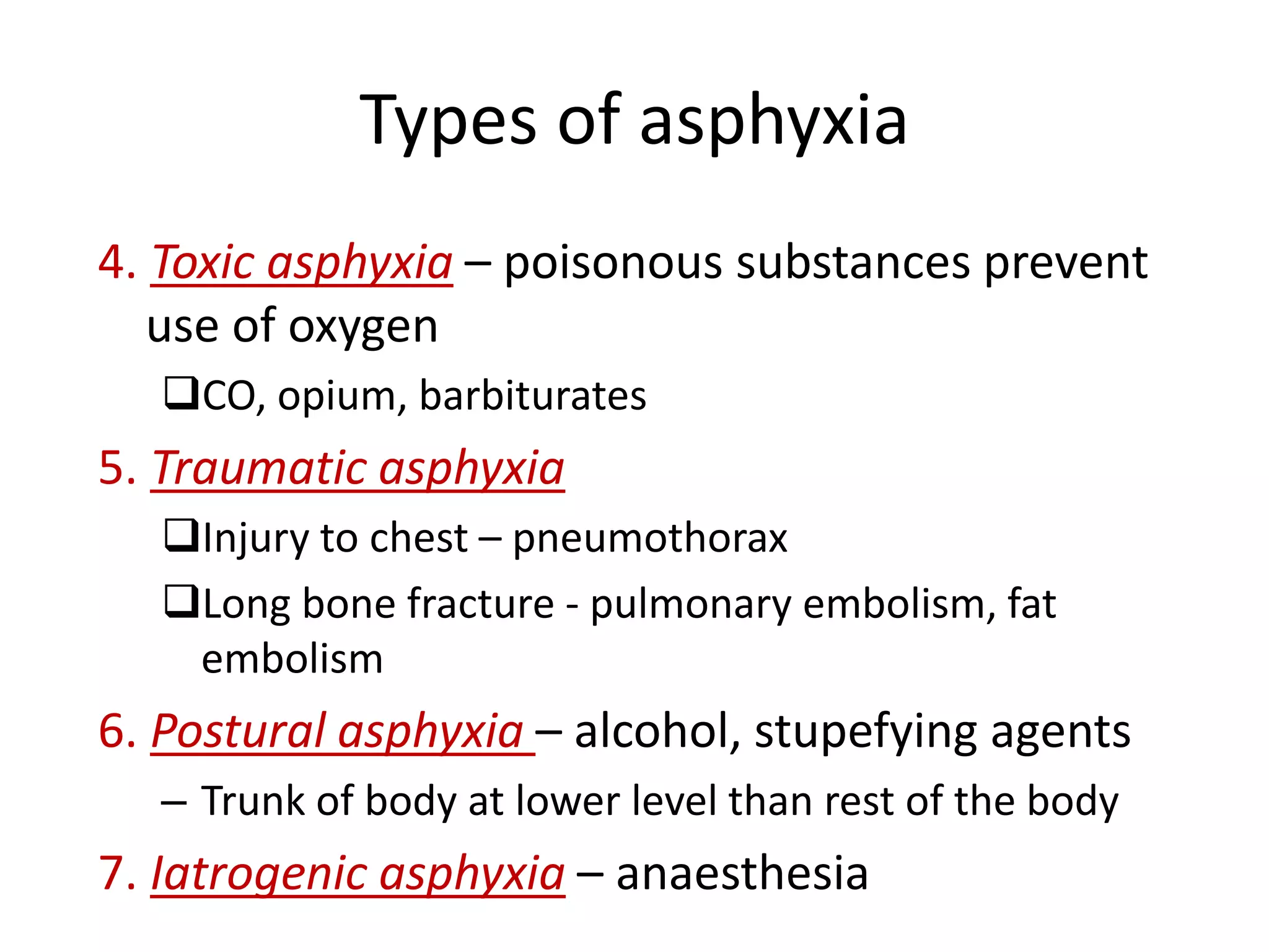 Mechanical asphyxia 1 | PPTX