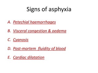 Mechanical asphyxia 1 | PPTX