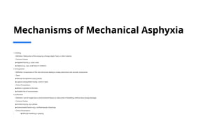 Mechanical Asphyxia what's it how to diagnose | PPTX