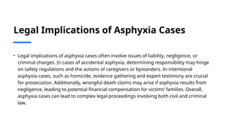 Mechanical Asphyxia what's it how to diagnose | PPTX