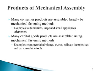 Mechanical assembly | PPTX