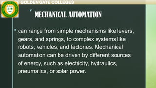 MECHANICAL AUTOMATIONS AND INNOVATIONS.pptx