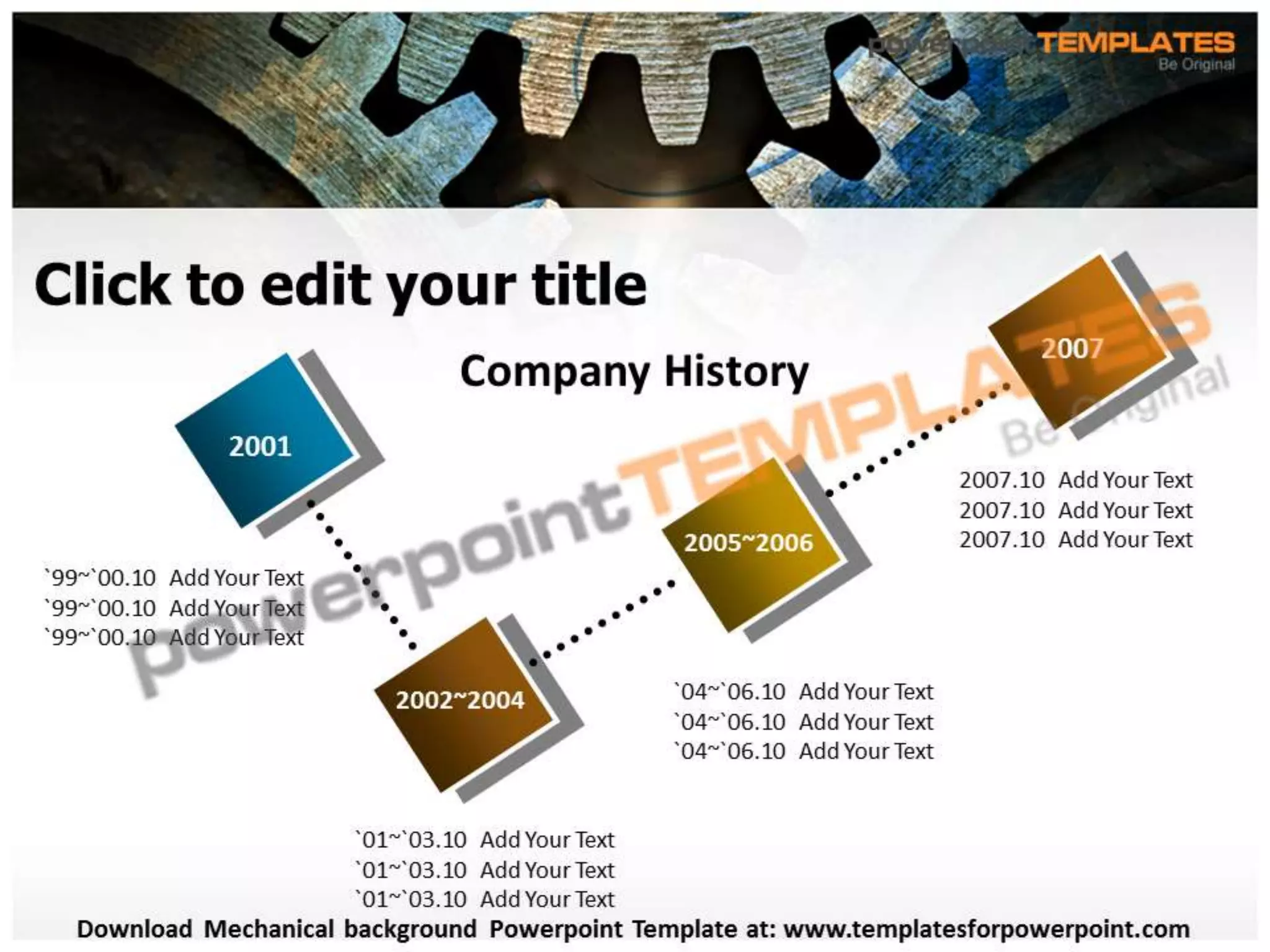 Mechanical background powerpoint templates | PPTX