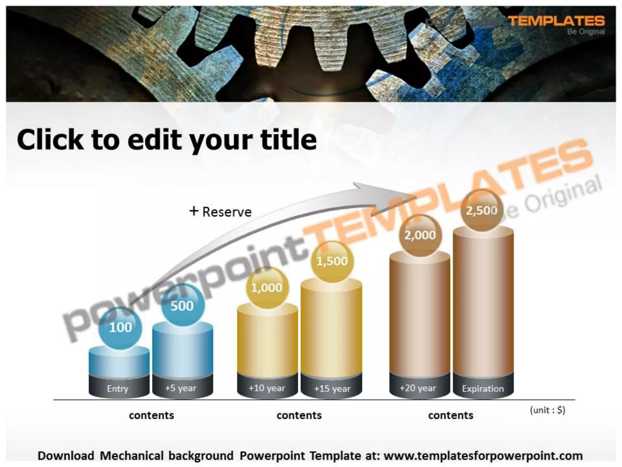 Mechanical background powerpoint templates | PPTX