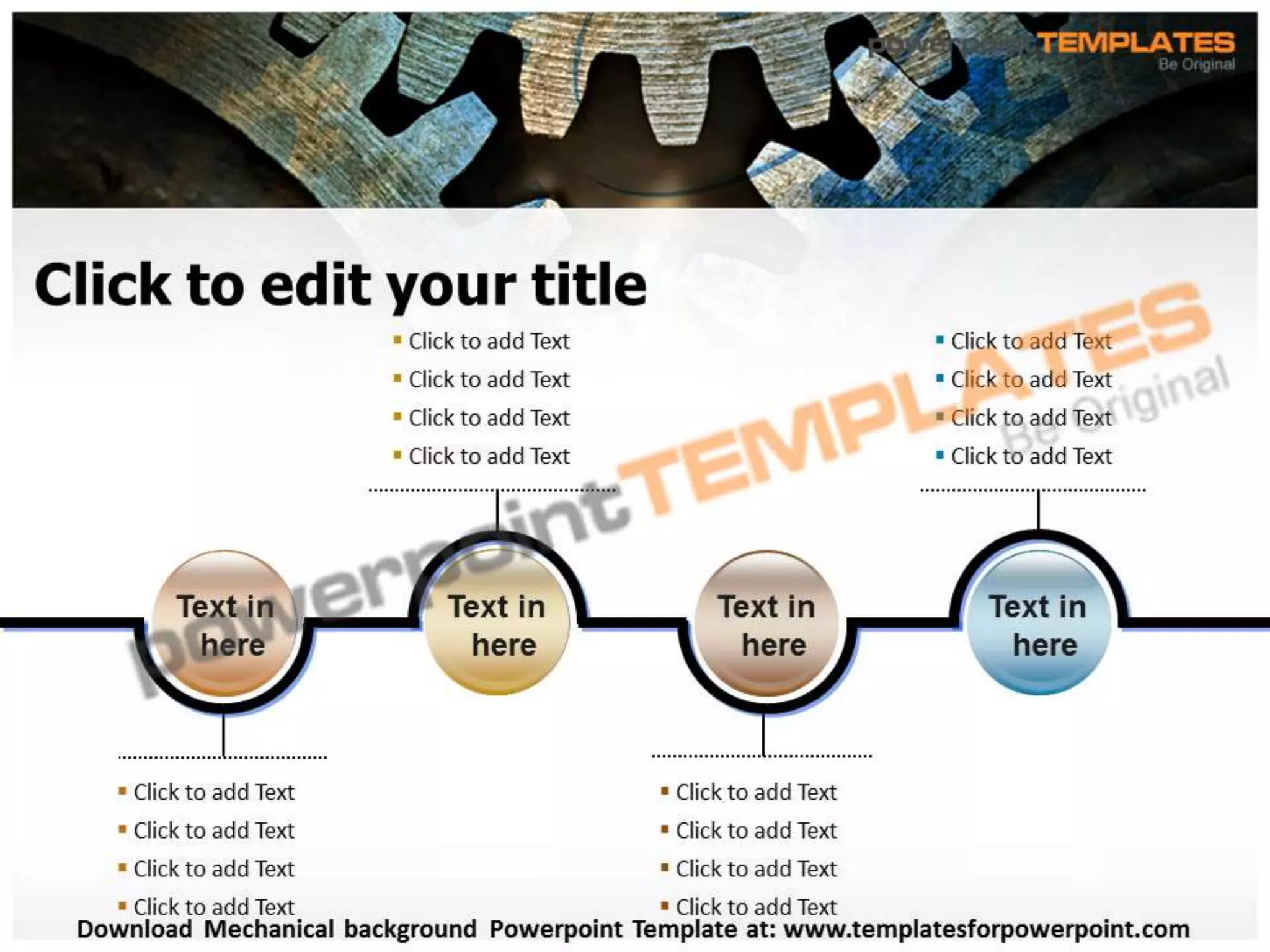 Mechanical background powerpoint templates | PPTX