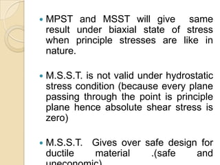 theories of failure | PPTX