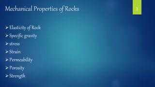 Mechanical behavior of rock stone | PPT