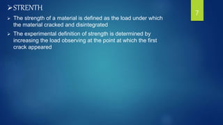Mechanical behavior of rock stone | PPTX