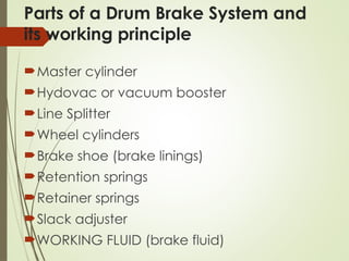 Mechanical Brake Analysis presentation ppt | PPTX