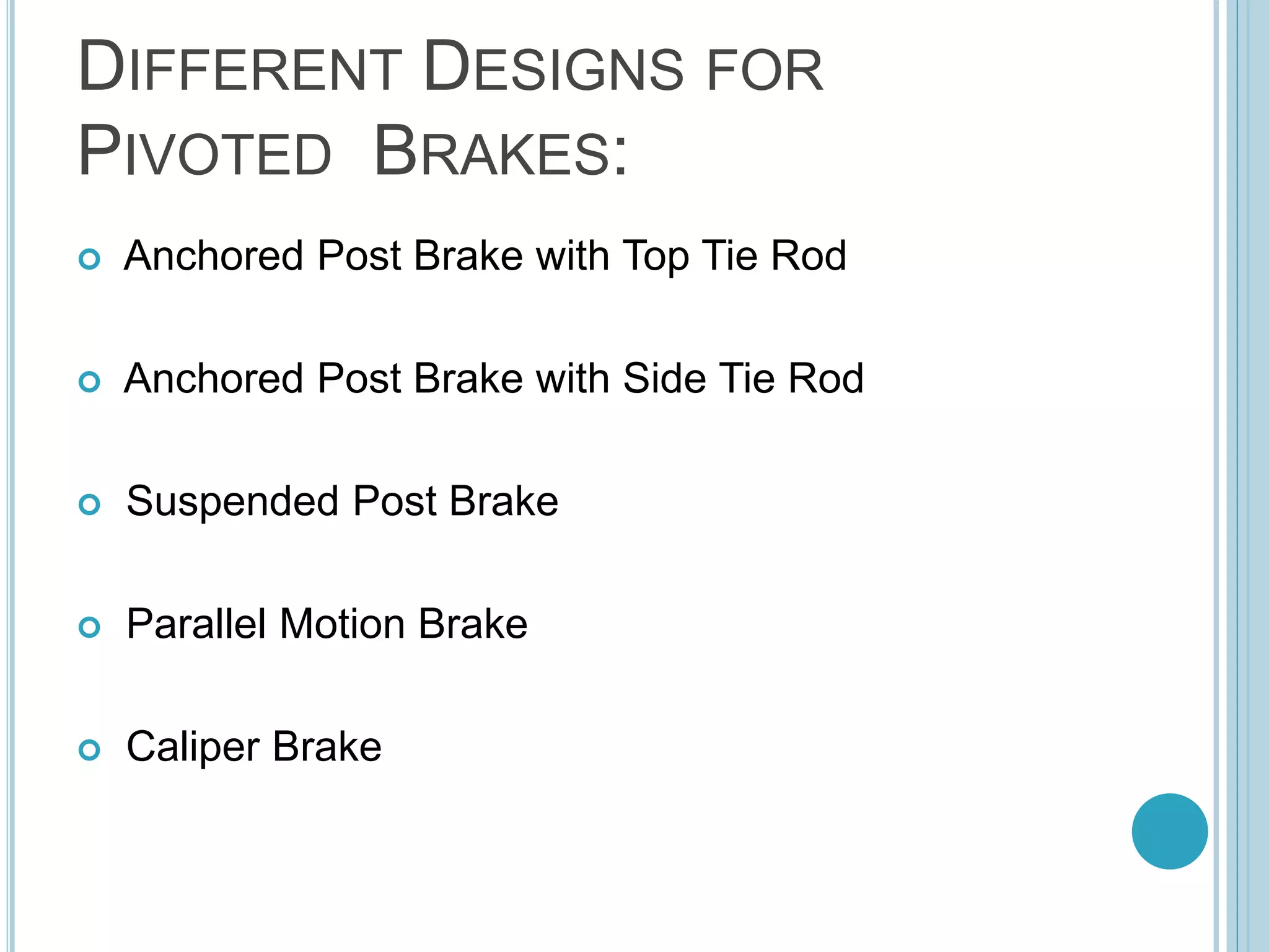 Mechanical braking system of mine winders | PPTX