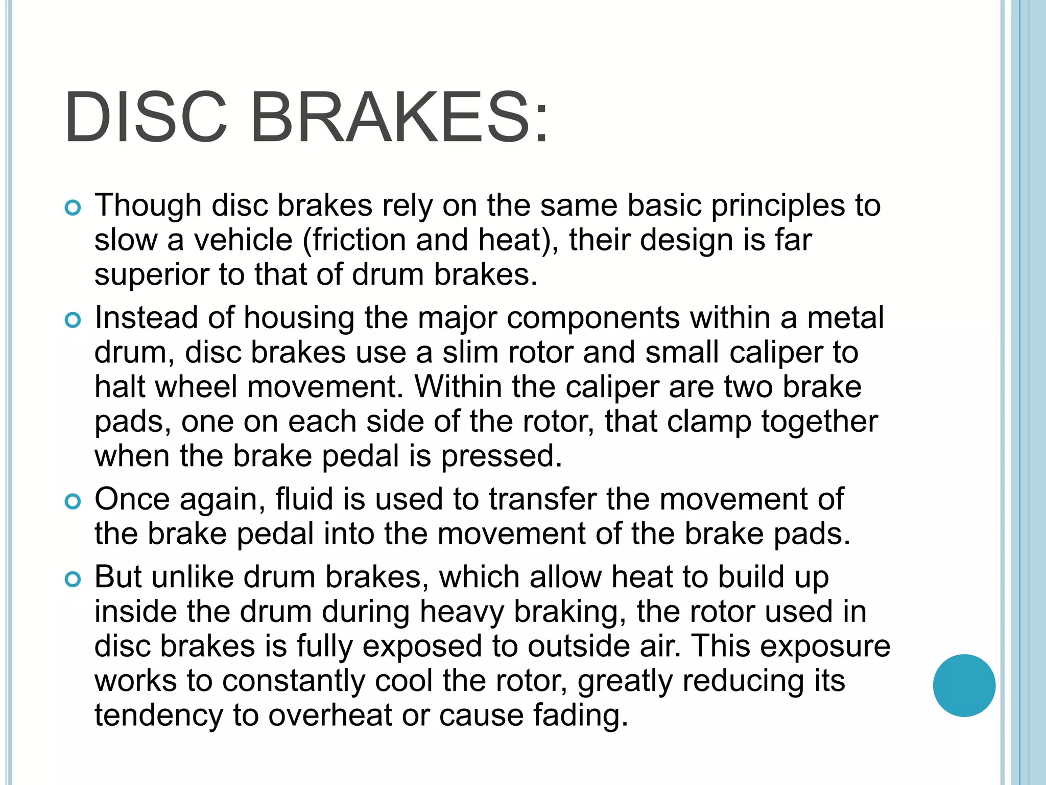 Mechanical braking system of mine winders | PPTX