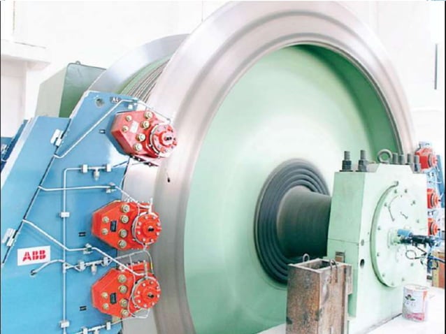 Mechanical braking system of mine winders