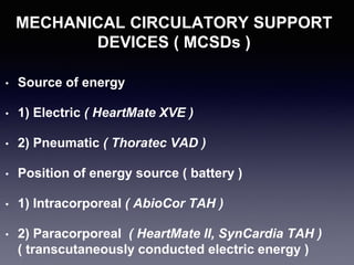 Mechanical circulatory support | PPT