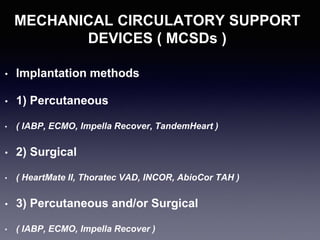 Mechanical circulatory support | PPT