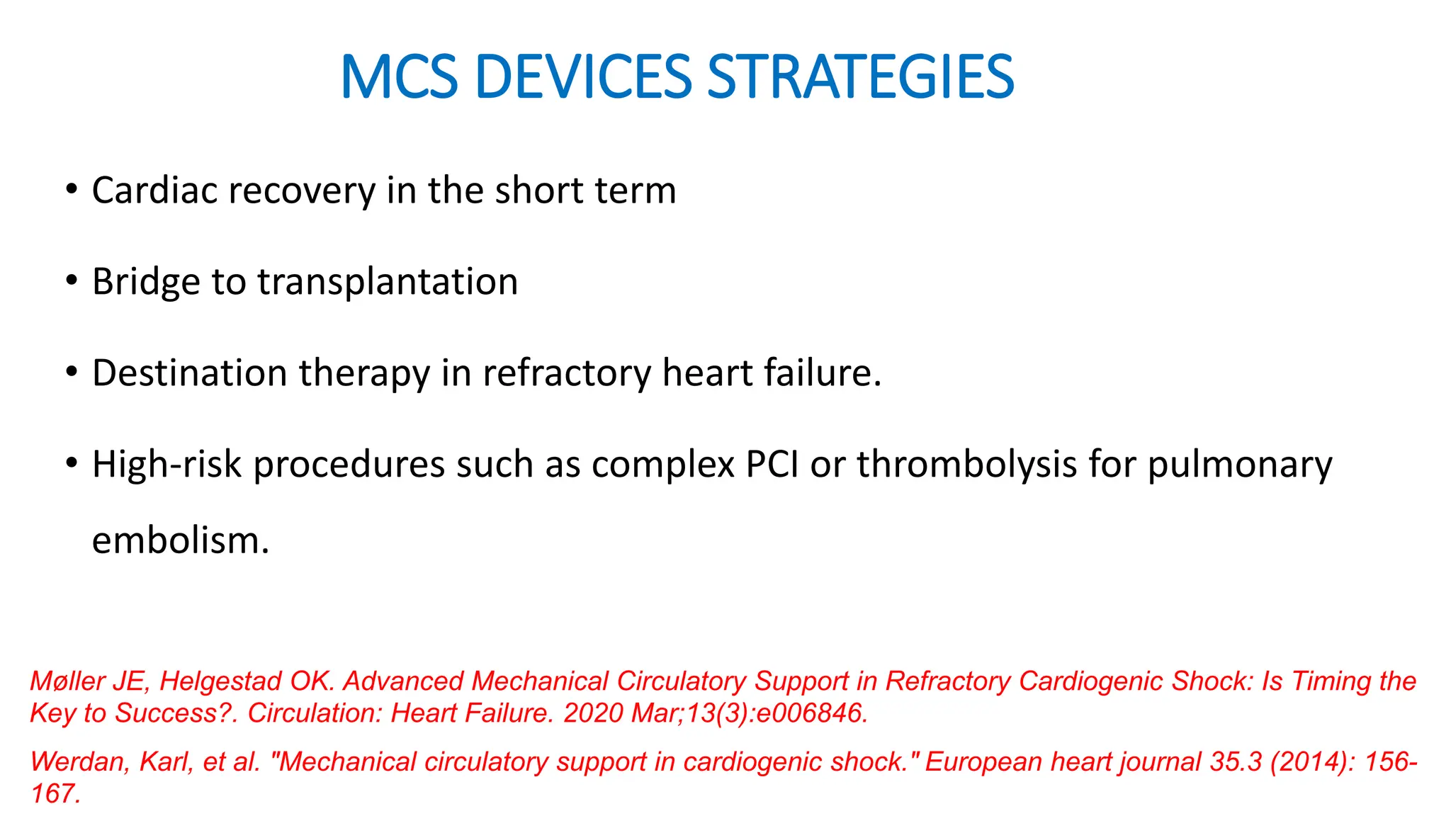 Mechanical circulatory support devices, satya.pptx