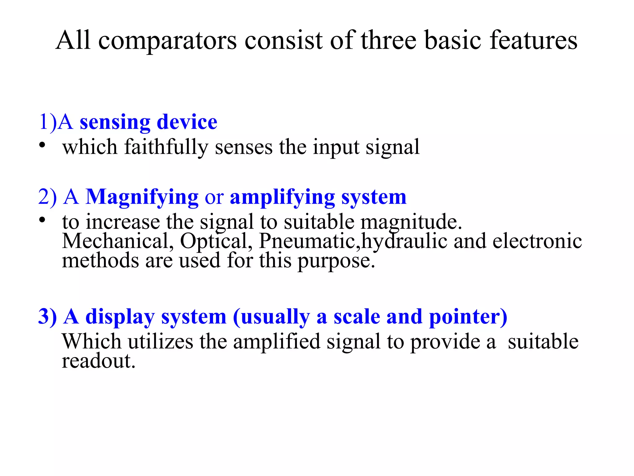 Mechanical comparator | PPT