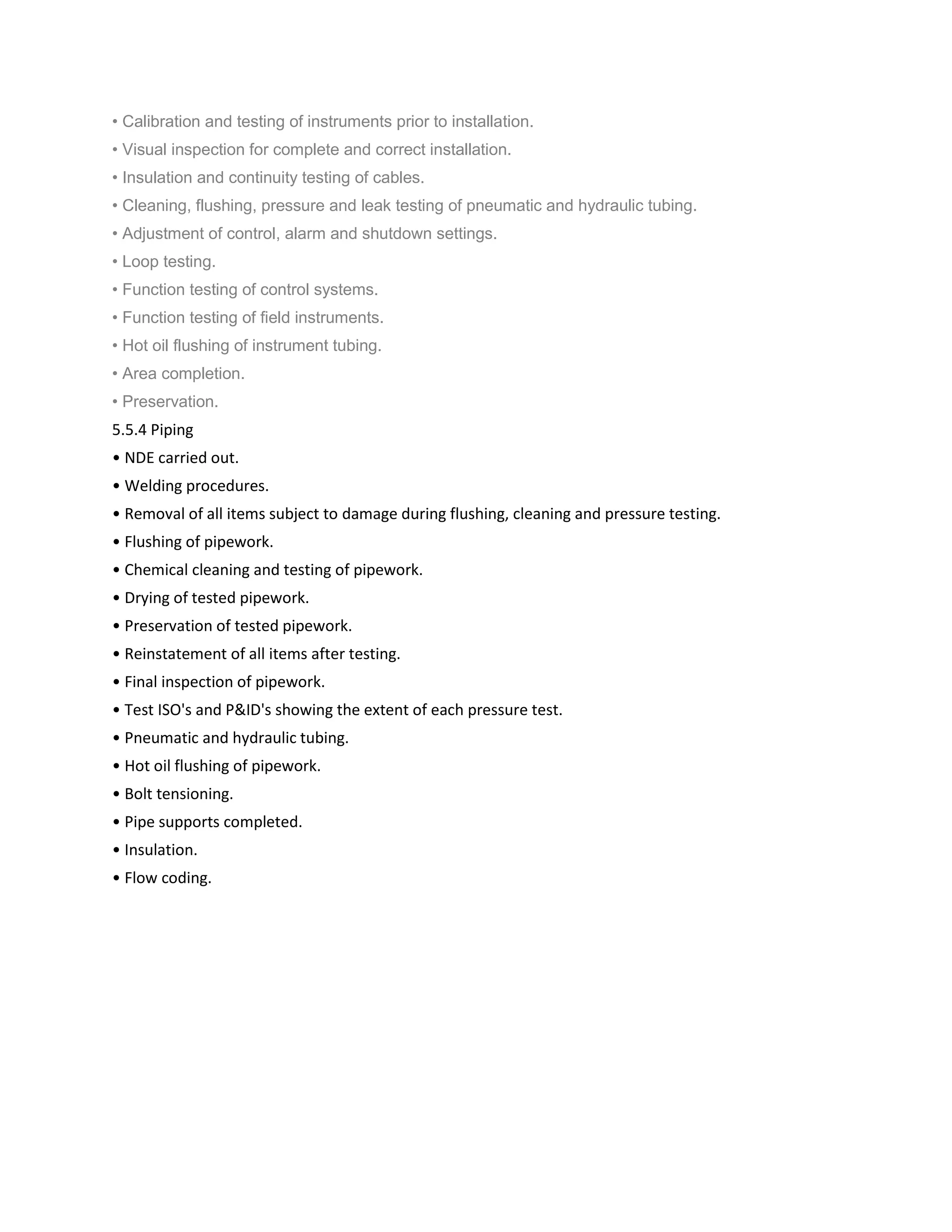Mechanical completion | DOCX