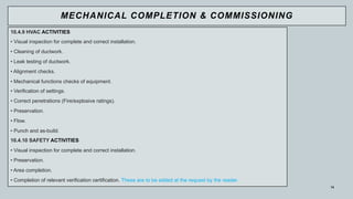 Mechanical completion | PDF