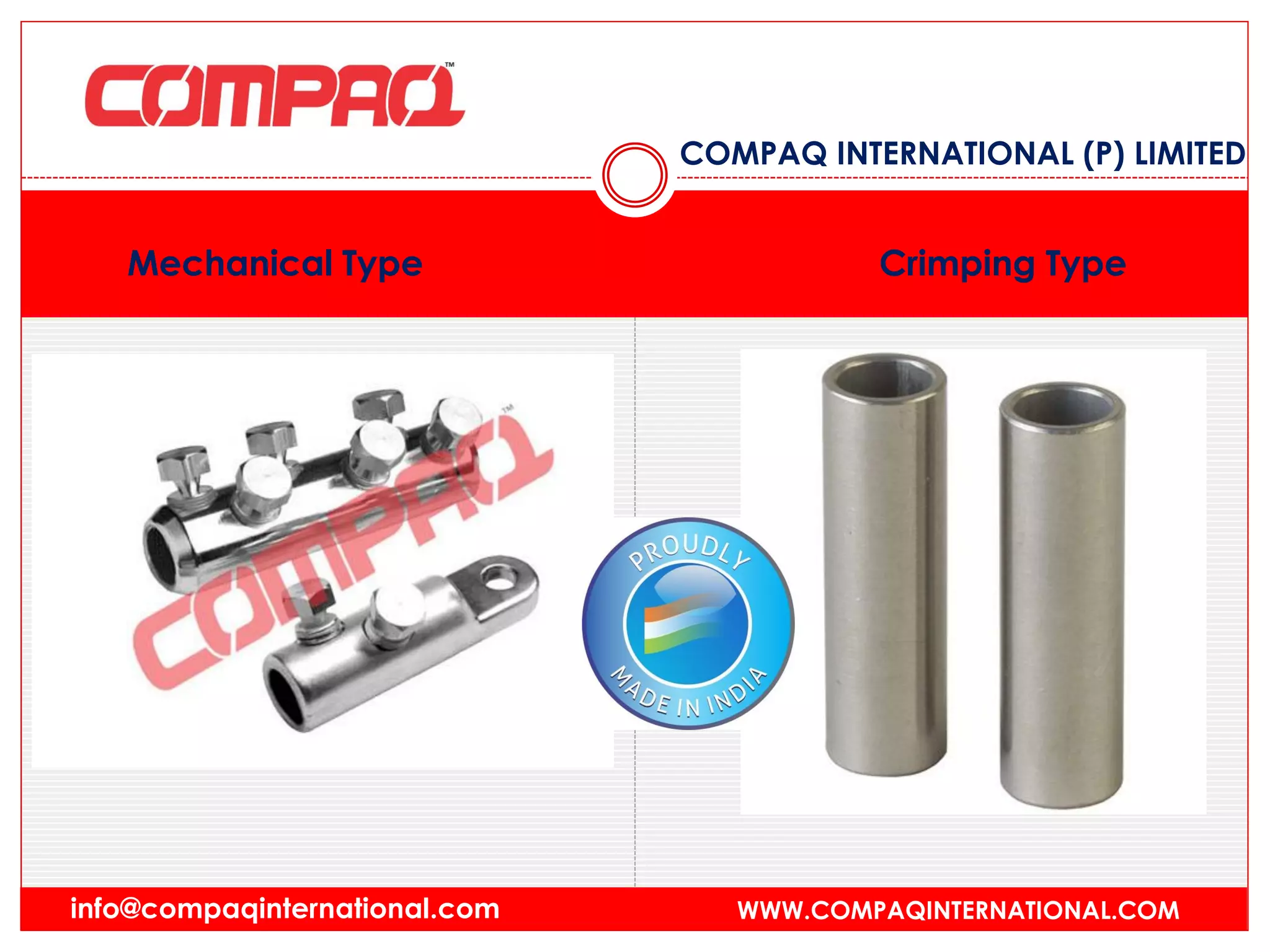Difference between Mechanical connector and Crimping type Connector | PDF