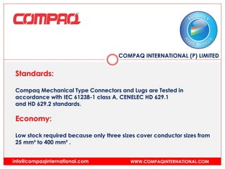 Difference between Mechanical connector and Crimping type Connector | PDF