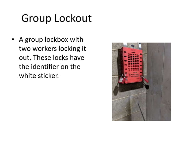 Mechanical contractor lockout confined space awareness ppt 2021 | PPT
