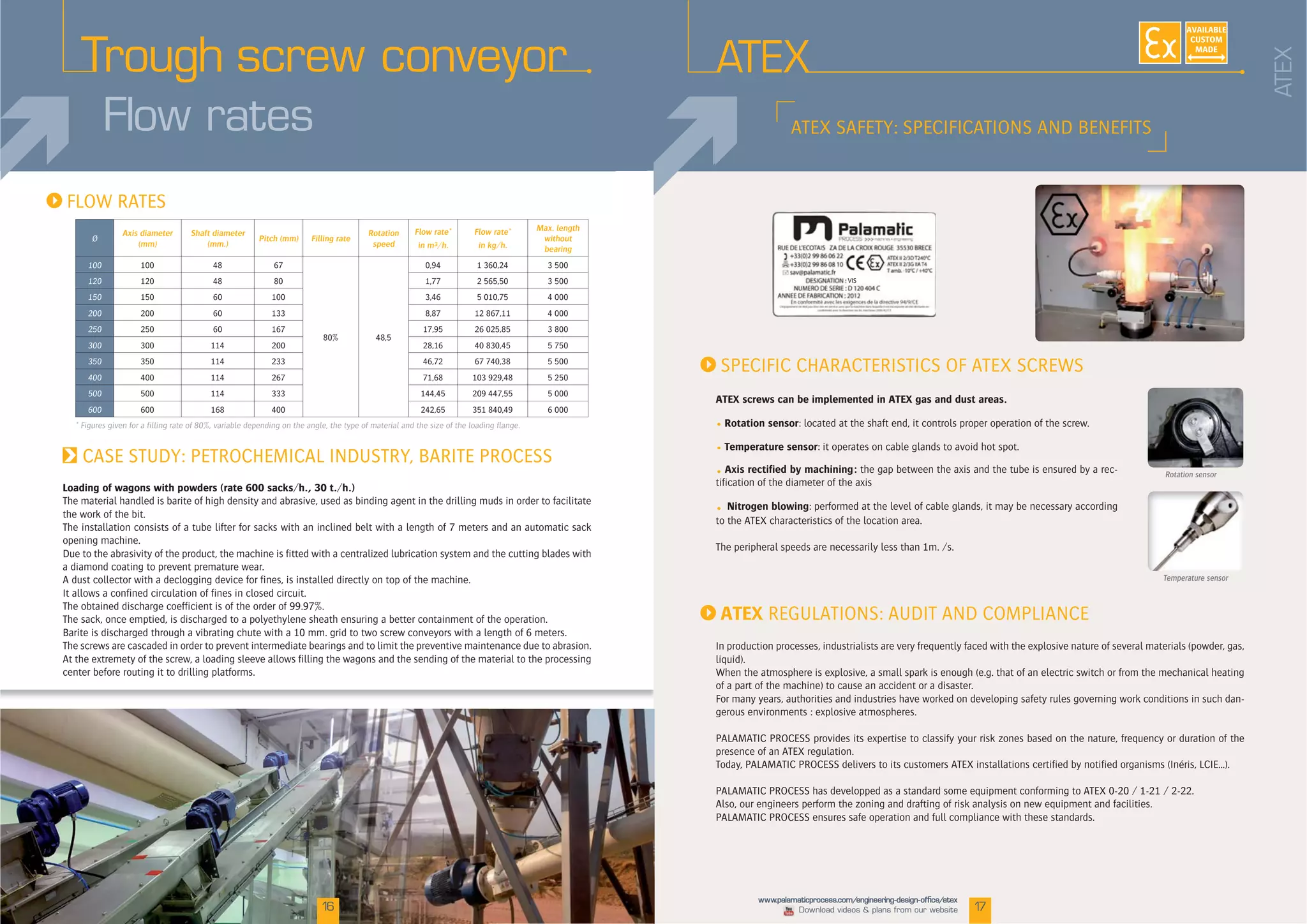 Mechanical conveying solutions palamatic process | PDF