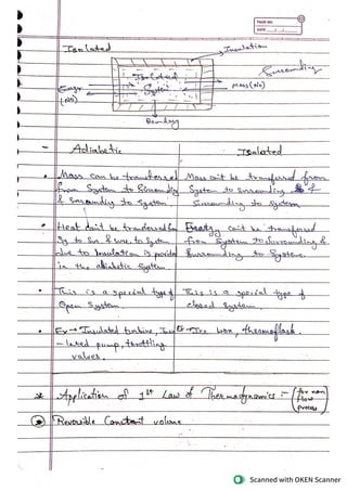 Basic Engineering mechanical handwriting notes | PDF
