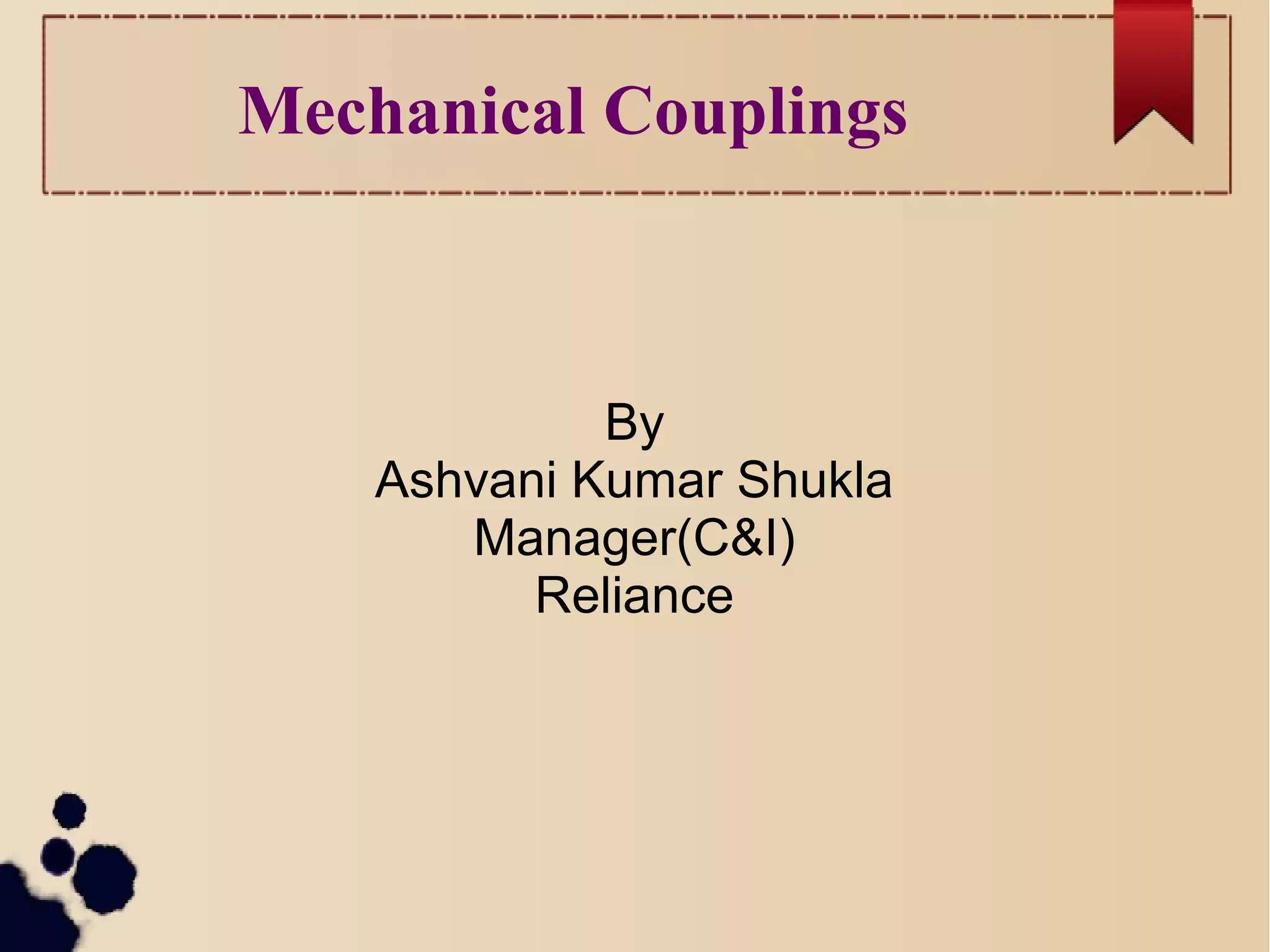 Mechanical coupling | PPT