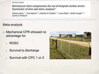 Mechanical CPR Devices - The current evidence | PPT