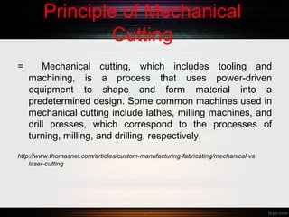 Mechanical cutting wt | PPT | Woodworking | Arts and Crafts