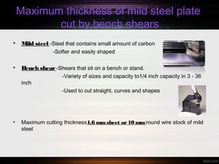 Mechanical cutting wt | PPT | Woodworking | Arts and Crafts