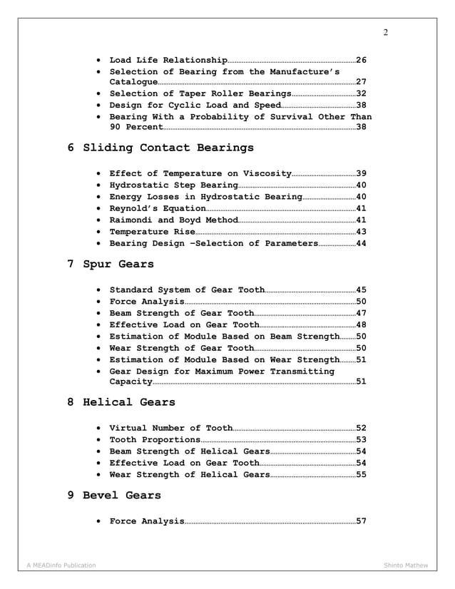Mechanical Engineering Standard Design Data Book | PDF