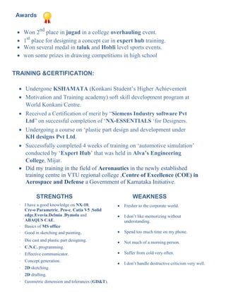 Mechanical design engineer portfolio (1.2 mb) | PDF