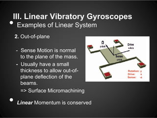 Mechanical design of mems gyroscopes | PDF | Physics | Science
