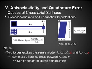 Mechanical design of mems gyroscopes | PDF