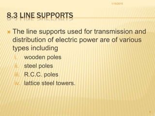 Mechanical design of overhead lines | PPTX