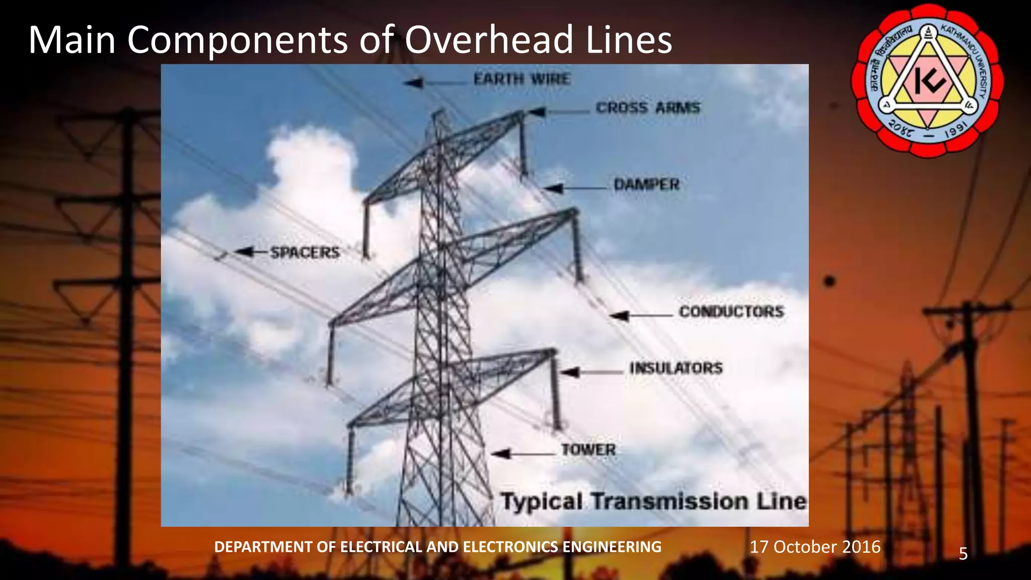 Mechanical Design of Transmission Line (In context of Nepal) | PPTX