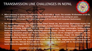 Mechanical Design of Transmission Line (In context of Nepal) | PPTX