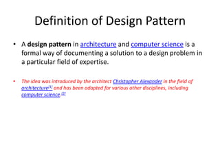 Mechanical design pattern introduction | PPT