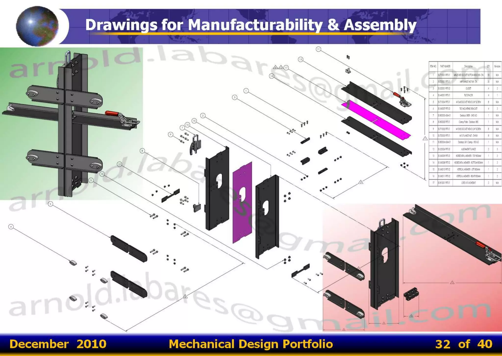 Mechanical Design Mini Portfolio [view only] | PDF