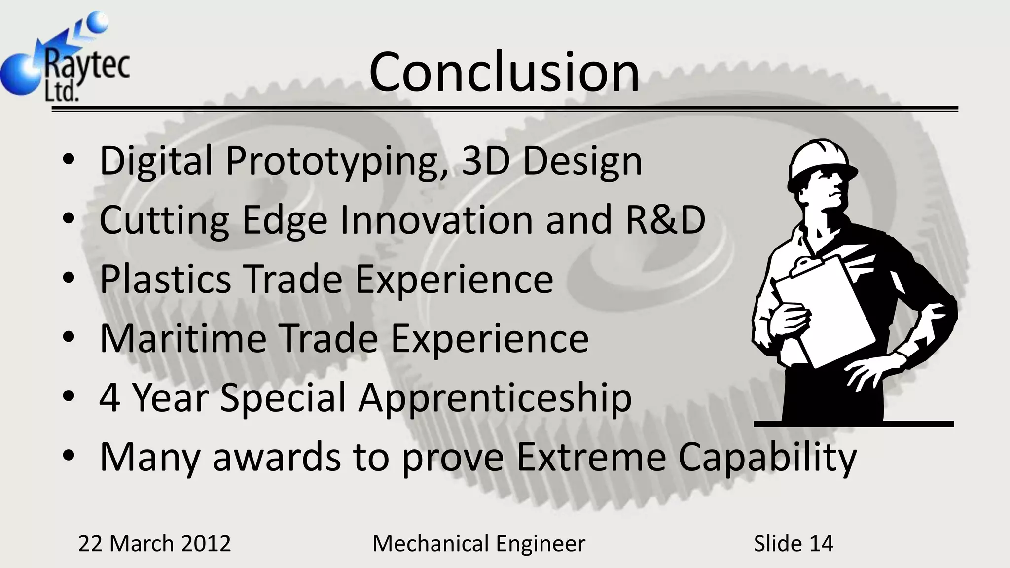 Mechanical Design Presentation | PPTX