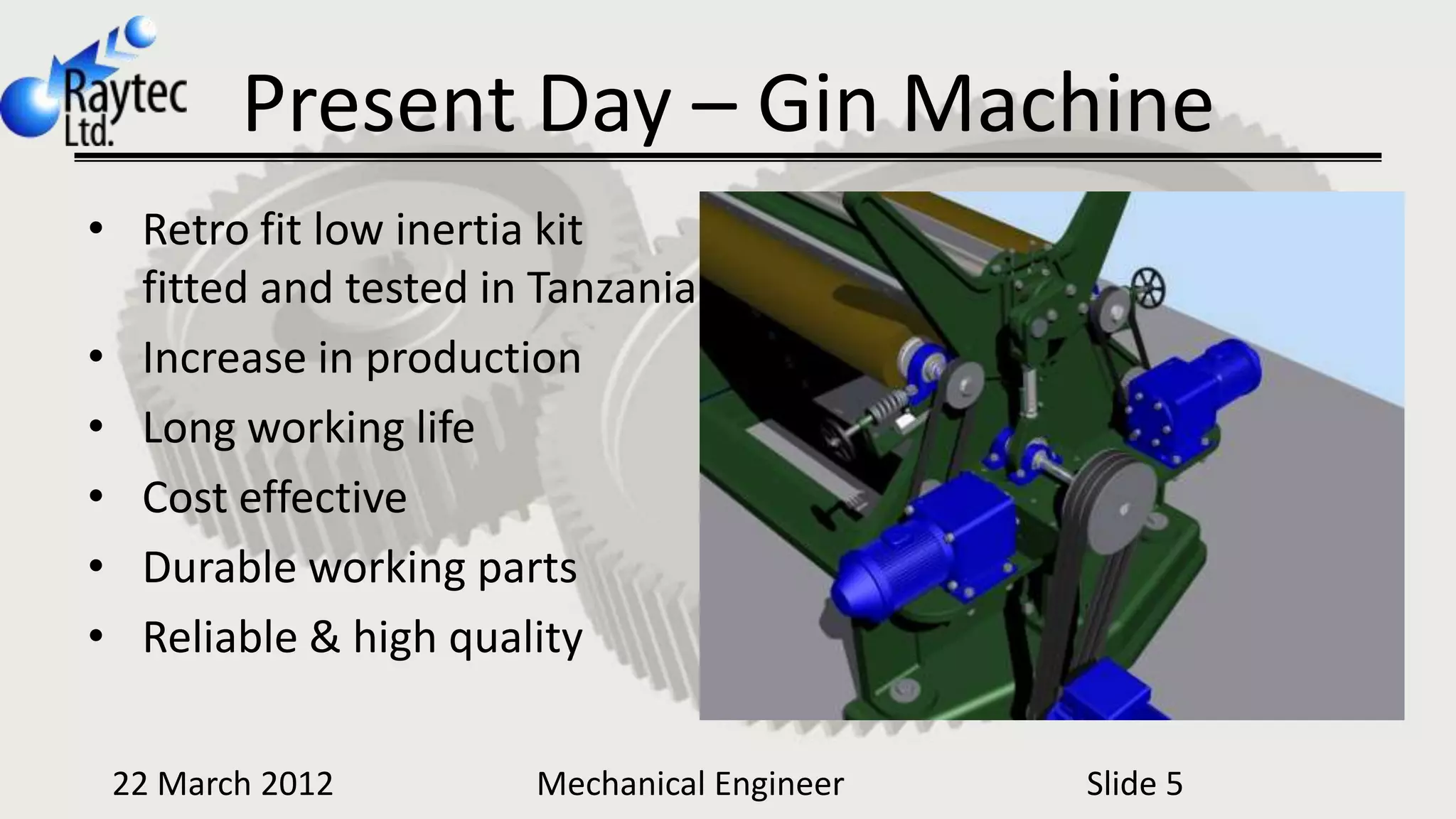 Mechanical Design Presentation | PPTX