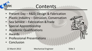 Mechanical Design Presentation | PPTX